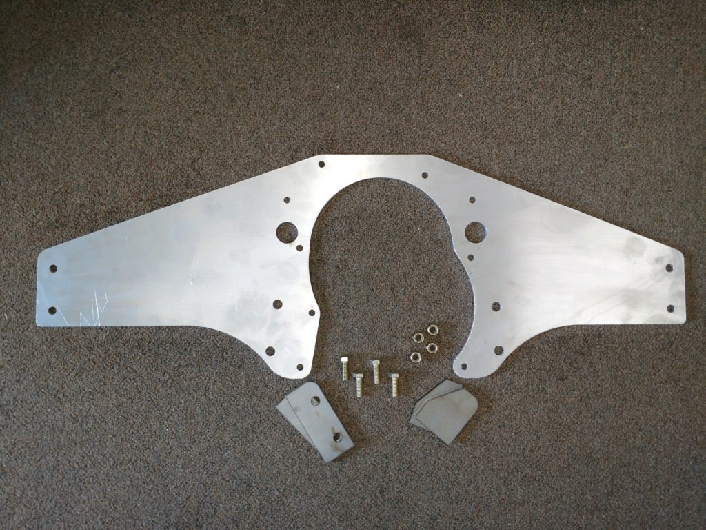 BBFFXBELTOREV1, BBF BELT DRIVE OFFSET MOTORPLATE KIT 79-04 MUSTANG ...