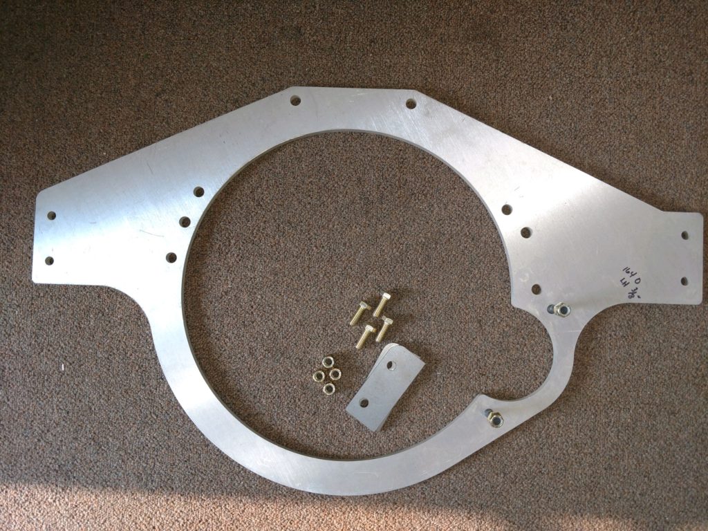 SBFFXMID164O250, SBF TO CHEVY, 164 TOOTH, .250 THICK, OFFSET, LH ...